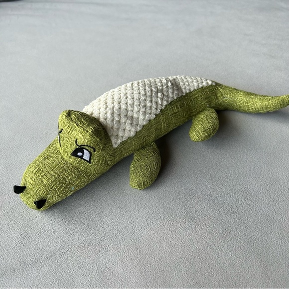 Dog | Dog Toy With Squeaker Green Alligator Brand New | Poshmark